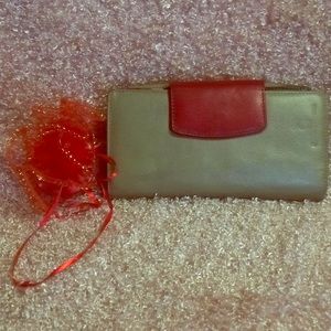 Vera Pelle Bags | Blue Leather Wallet | Poshmark